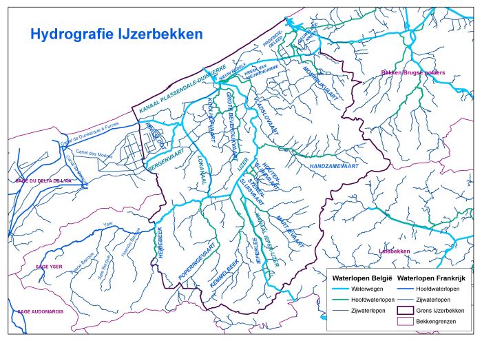 Hydrografie IJzerbekken — Coördinatiecommissie Integraal Waterbeleid