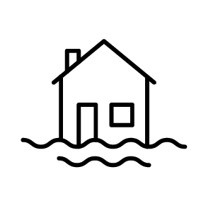 symbool overstromingsgevoelig gebied - JPG-File — nl